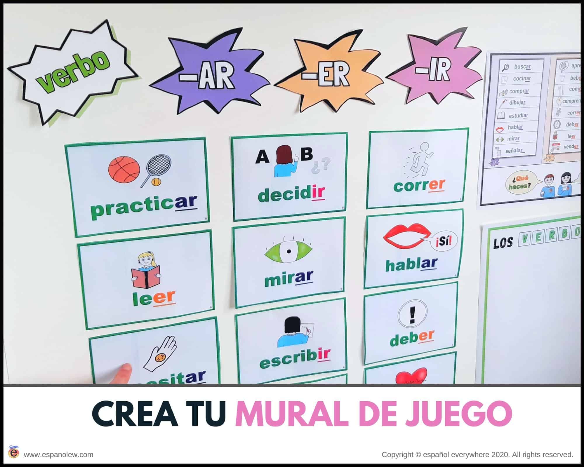 Juego de verbos para aprender de forma divertida - CCFProsario.com