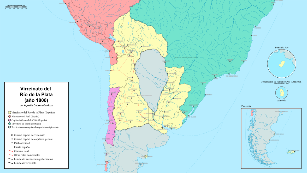 Descubre el Histórico Territorio del Virreinato del Río de la Plata ...